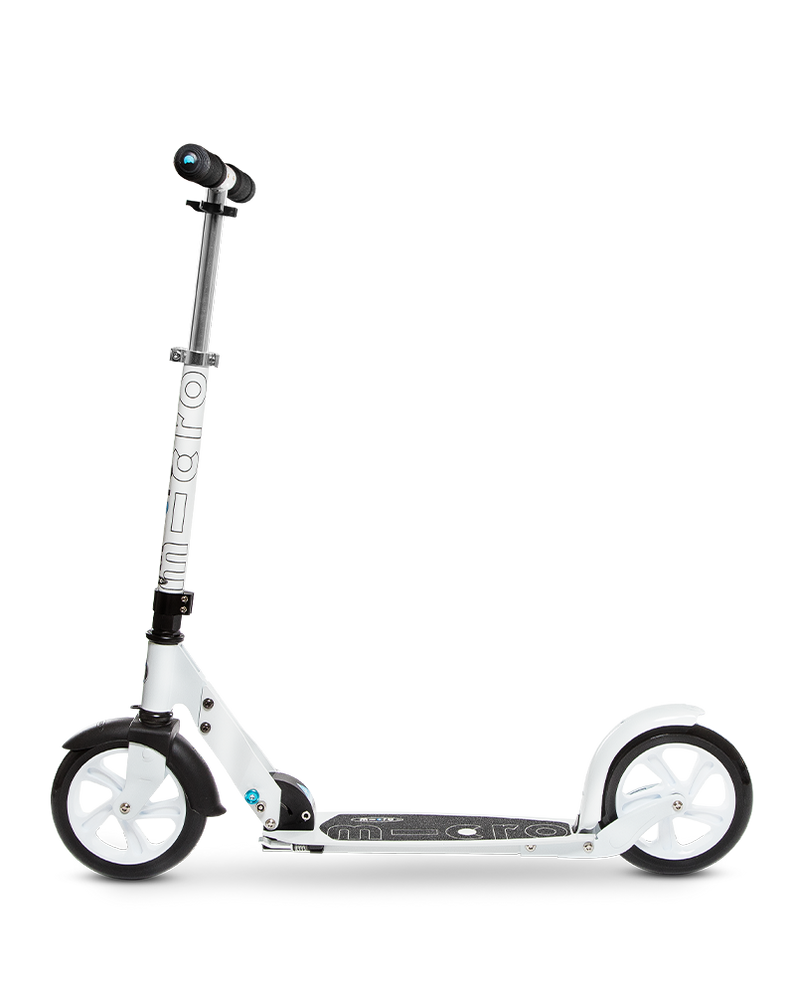 Micro White Adult Kick Scooter — Decks And Scooters