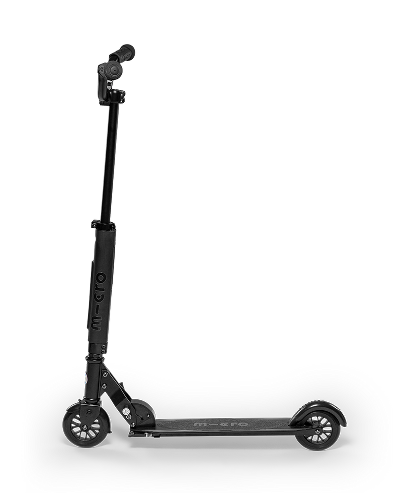 Micro Sprite Delux Black two wheel kick scooter — Decks And Scooters